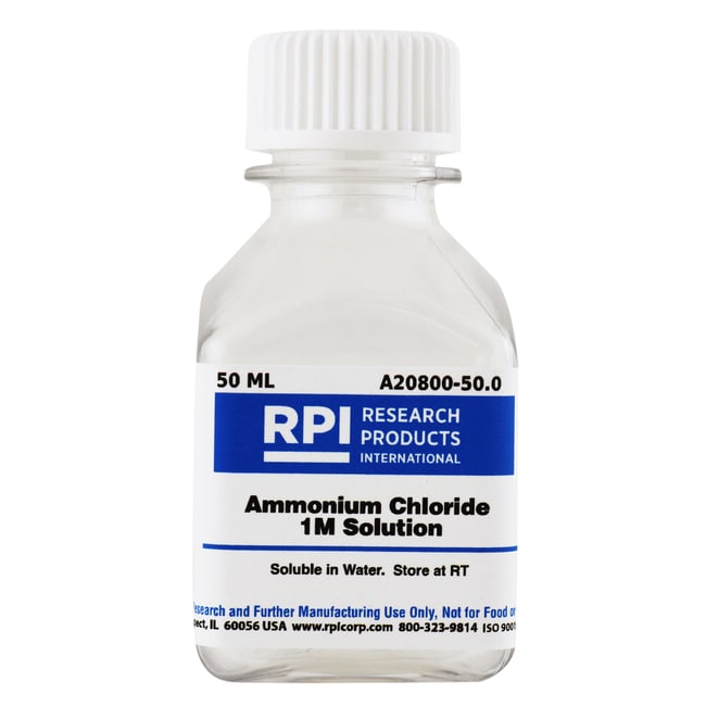 Research Products International Corp Ammonium Chloride 1M Solution, 50 | Fisher Scientific