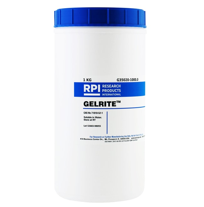 Research Products International Corp Gelrite, 1 Kilogram, Quantity ...