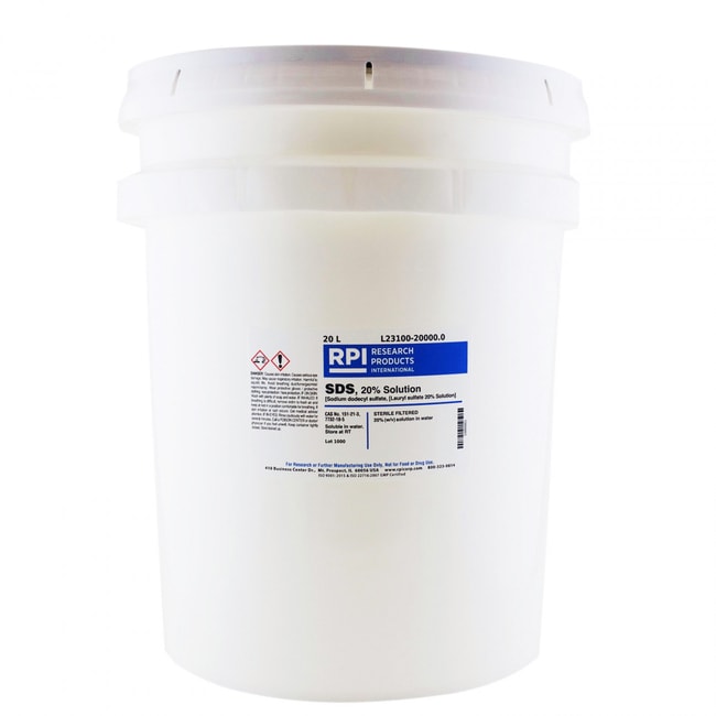 Research Products International Corp RPI SDS, 20% Solution [Sodium ... Research Products International Corp RPI SDS, 20% Solution [Sodium ...