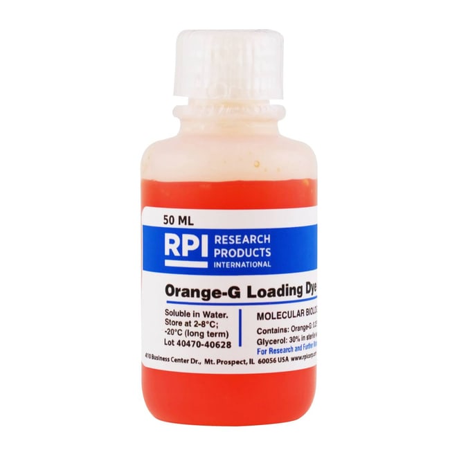 Research Products International Corp Orange-G Loading Dye 6X Solution ... Research Products International Corp Orange-G Loading Dye 6X Solution ...