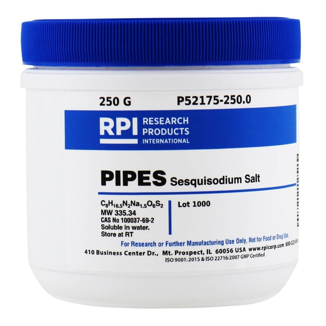 Research Products International Corp PIPES Sesquisodium Salt, 250 G ...