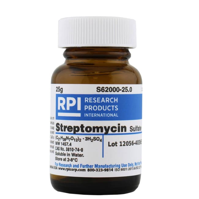 Research Products International Corp Streptomycin Sulfate, 25 Grams ...