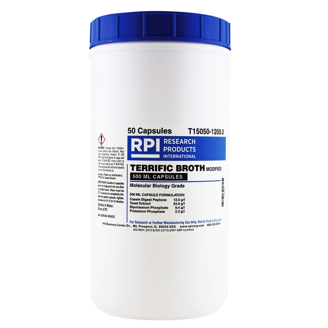 Research Products International Corp Terrific Broth Modified 500ml ...
