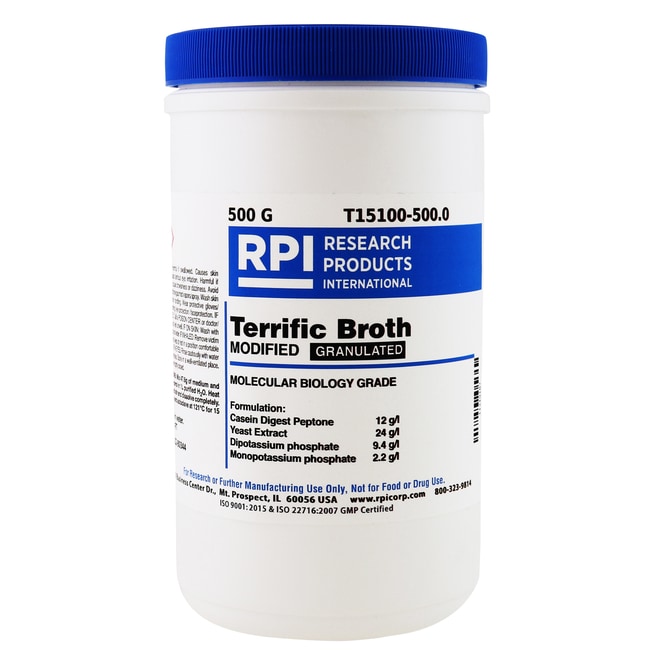 Research Products International Corp Terrific Broth, Modified ...