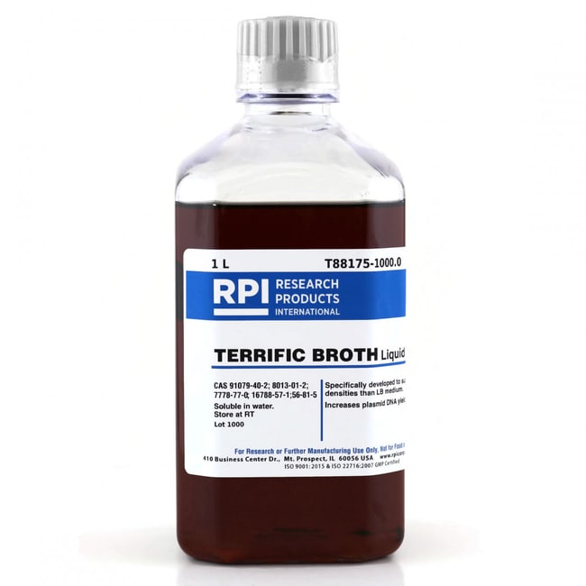 Research Products International Corp Terrific Broth, Liquid, 1 Liter ...
