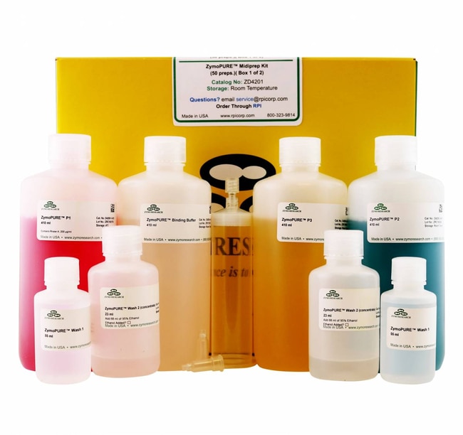 Research Products International Corp ZymoPURE II Plasmid Midiprep, 50 ...