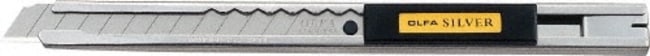 MSC Olfa 5018 SVR-1 Silver Delux Stainles Steel Snap Blade Knife Cutter, | Fisher Scientific