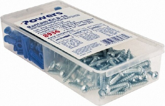 MSC Powers Fasteners 08936-PWR 1/4" Diam x 1" Overall Length, #10 - #12 ...