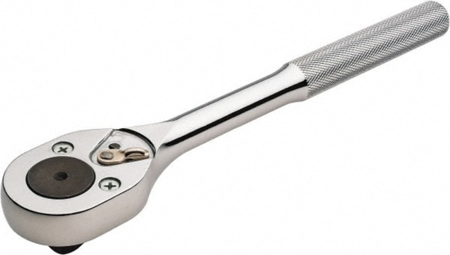 MSC Proto J5449 1/2" Drive Pear Head Ratchet Chrome Finish, 10" Overall ...