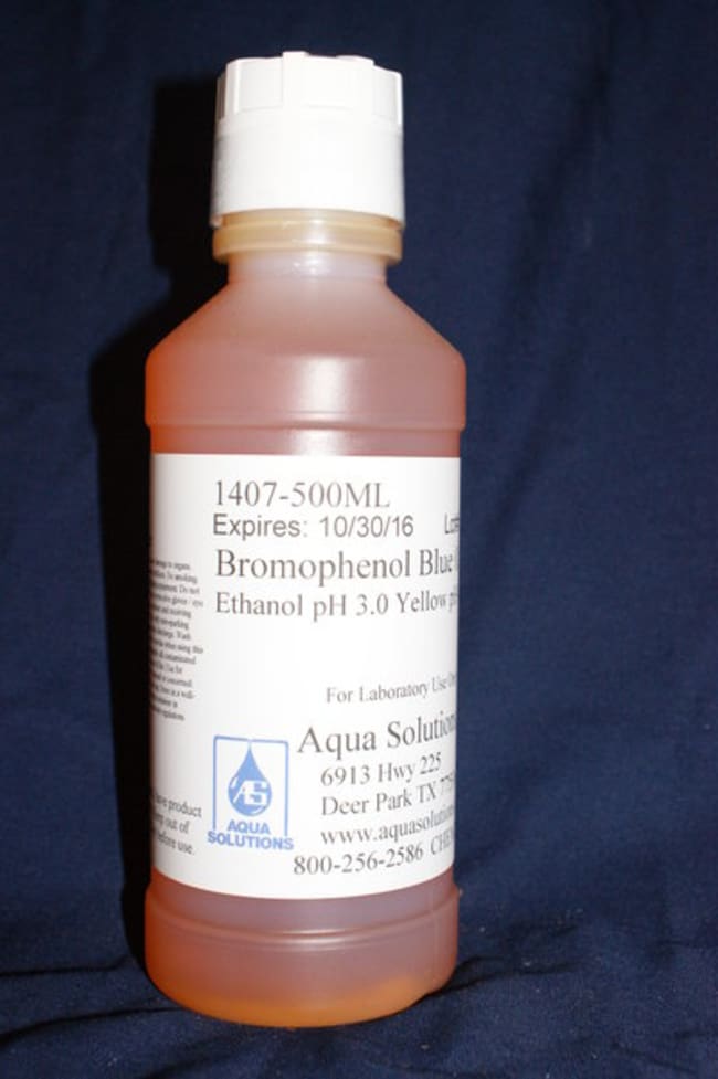 Aqua Solutions BROMOPHENOL BLUE INDICAT 500ML | Fisher Scientific
