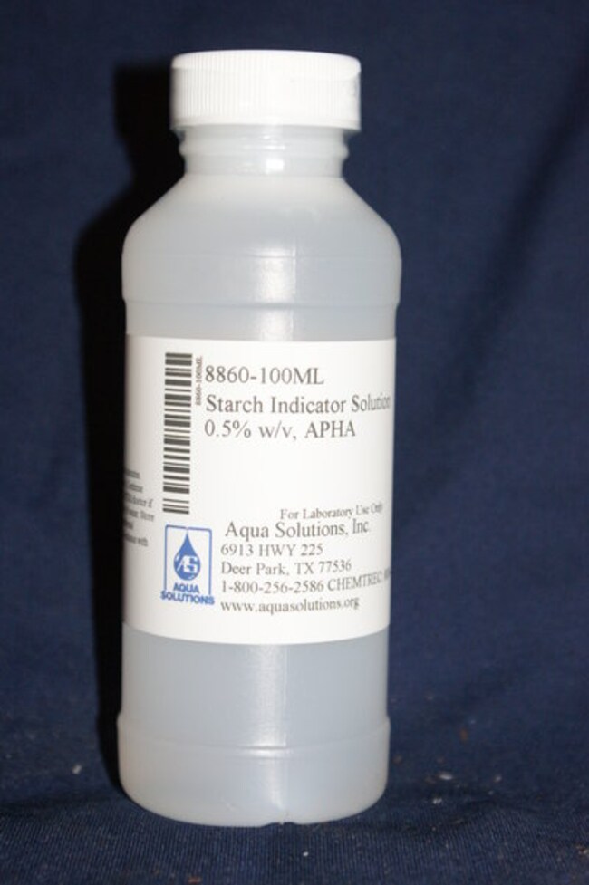 Aqua Solutions STARCH INDICATOR 4OZ, Quantity: Each of 1 | Fisher ...
