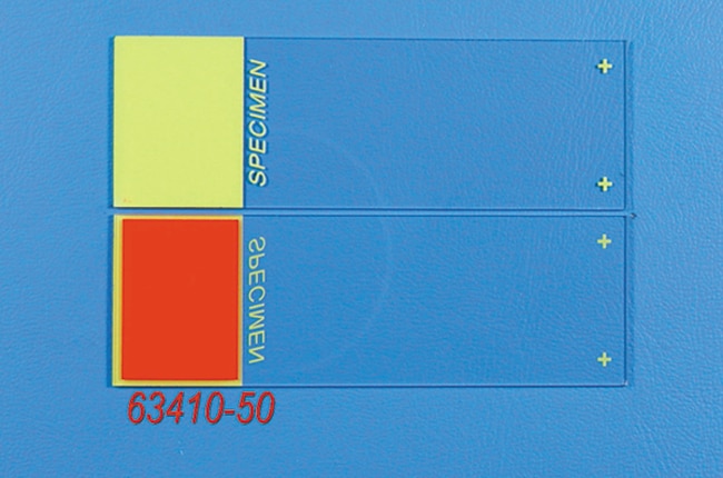 Electron Microscopy Sciences Colormark Plus Glass Slide, Yellow/Red ...