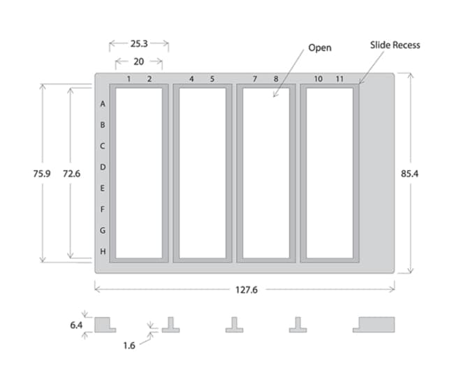Electron Microscopy Sciences Flexwell 4 Slide Tray, Quantity: Each of 1 ...