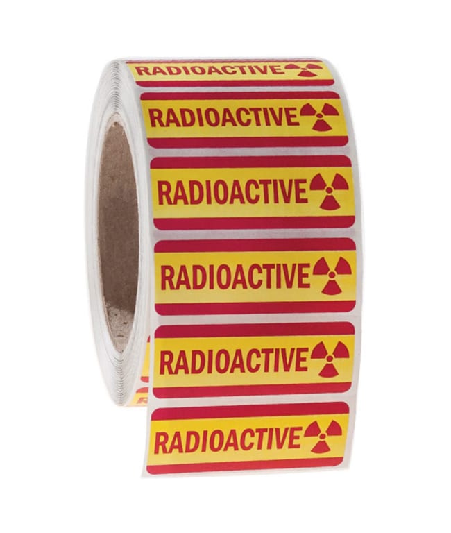 Electron Microscopy Sciences Warning Label Radioactive, 2.72 x 1 ...