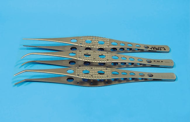 Electron Microscopy Sciences Non Slip Forceps with Serrated Straight ...