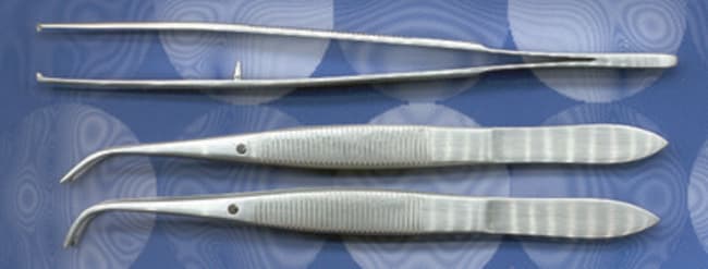 Electron Microscopy Sciences Iris Tissue Forceps, Half Curved IRIS TISSUE | Fisher Scientific