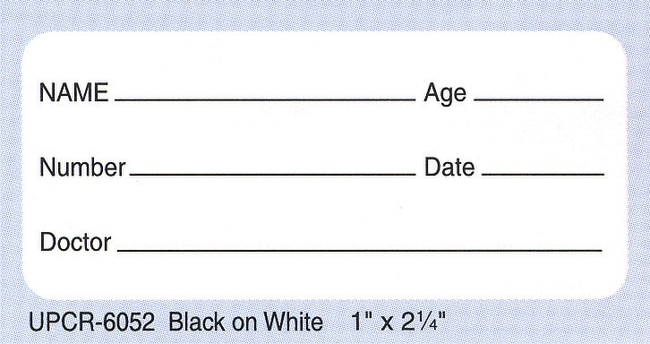 Electron Microscopy Sciences Pathology Specimen Labels, Model UPCR-6052 ...