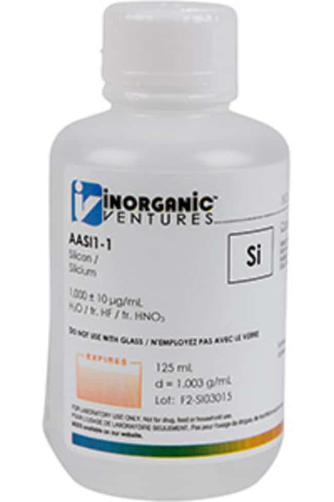 Inorganic Ventures 1000µg/mL SILICON 125mL, Quantity: Each of 1 ...