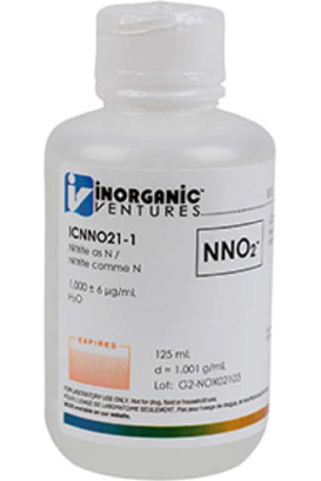 Inorganic Ventures 1000µg/mL NITRITE AS N 125mL, Quantity: Each of 1 ...
