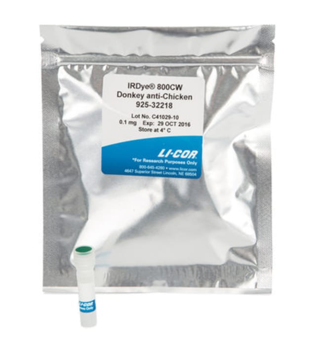 LI COR BIOTECH LLC IRDye 800CW Donkey anti-Chicken Secondary Antibody ...