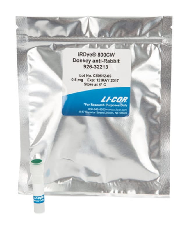 LI COR BIOTECH LLC IRDye 800CW Donkey anti-Rabbit IgG Secondary ...