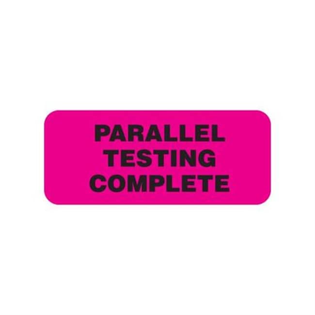 Market Lab Parallel Testing Complete Label, 1000/pk, Quantity: Pack of ... Market Lab Parallel Testing Complete Label, 1000/pk, Quantity: Pack of ...
