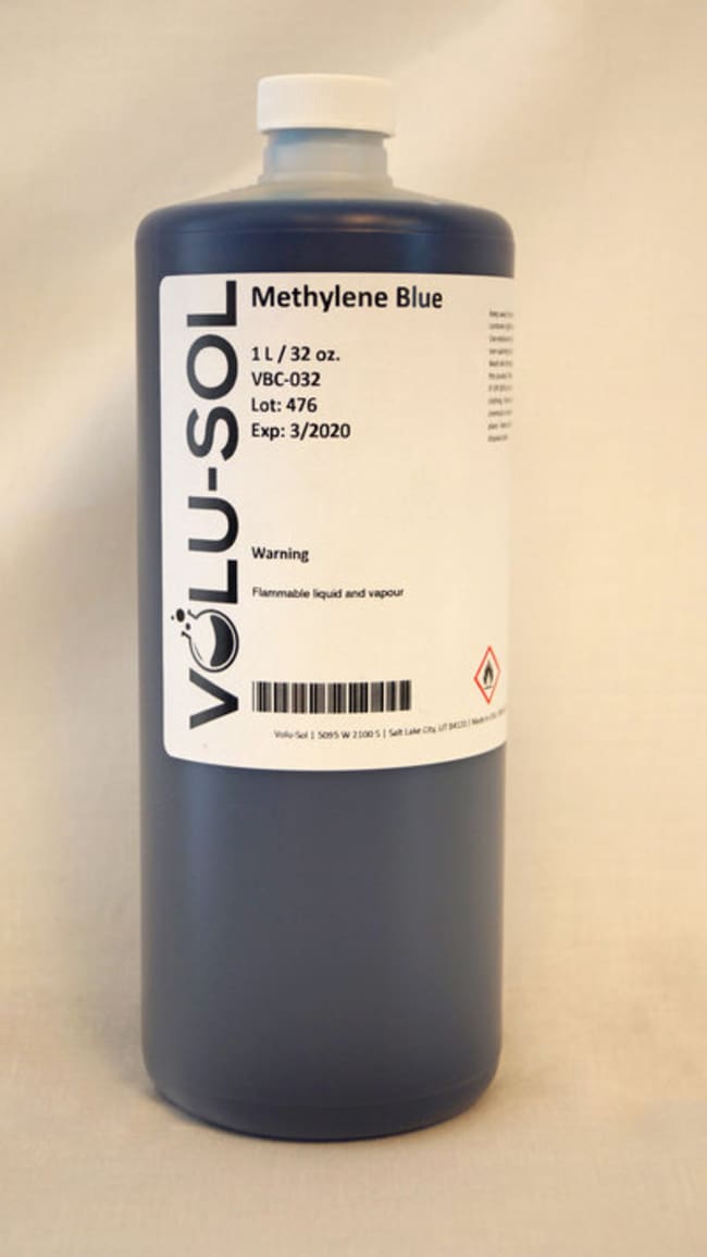 Volu Sol Methylene Blue, 32 oz / 1 L, Volu-Sol, Quantity: Each of 1 | Fisher Scientific
