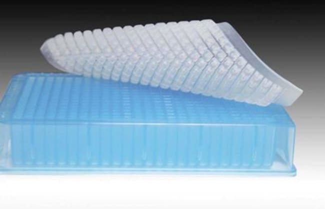 Analytical Sales & Services 384-Well Cap Mat, Clear, Pre-Scored ...