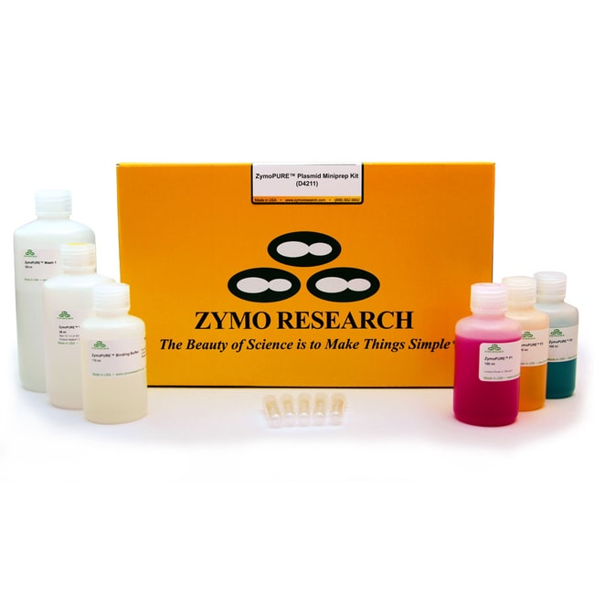 Zymo Research Corporation ZymoPURE Plasmid MiniPrep Kit (400 Preps ...