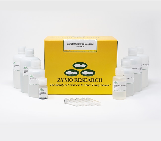 Zymo Research Corporation ZymoBIOMICS DNA 96 MagBead Kit (2 x 96 preps)Includes: | Fisher Scientific