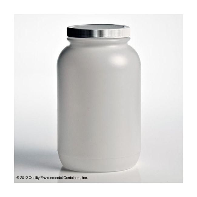 Quality Environmental Containers 128oz/4000mL Natural Round Wide Mouth ...