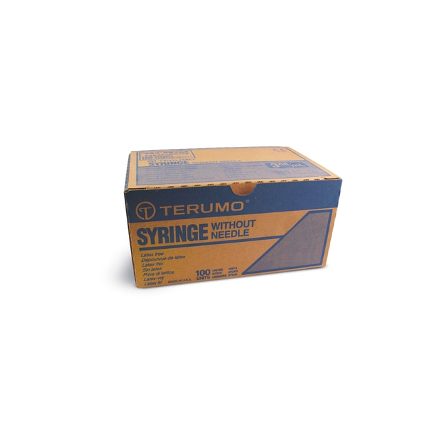 Med Vet International Terumo Syringe, 30mL, Luer Lock, 25/Box, SS-30L ...
