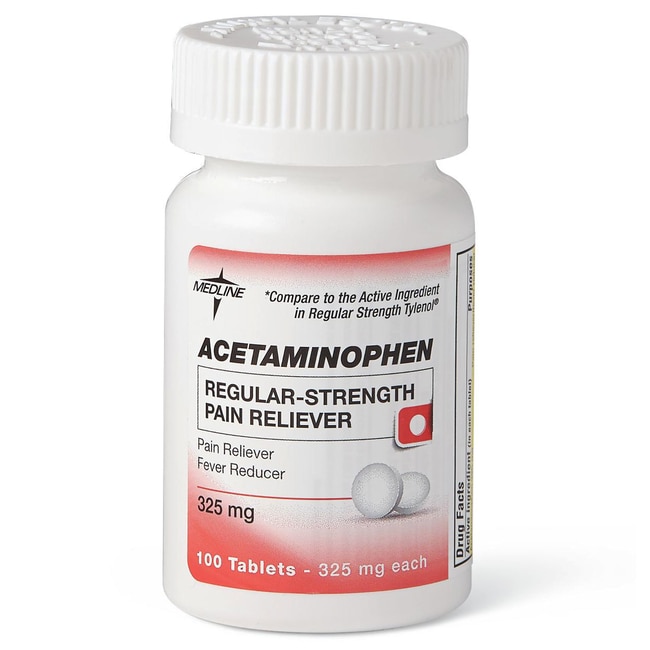 Med Vet International Acetaminophen Tablets, 325mg, 100/bottle ...