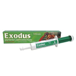 Med Vet International Exodus (43.9% Pyrantel) Paste each syringe treats ...