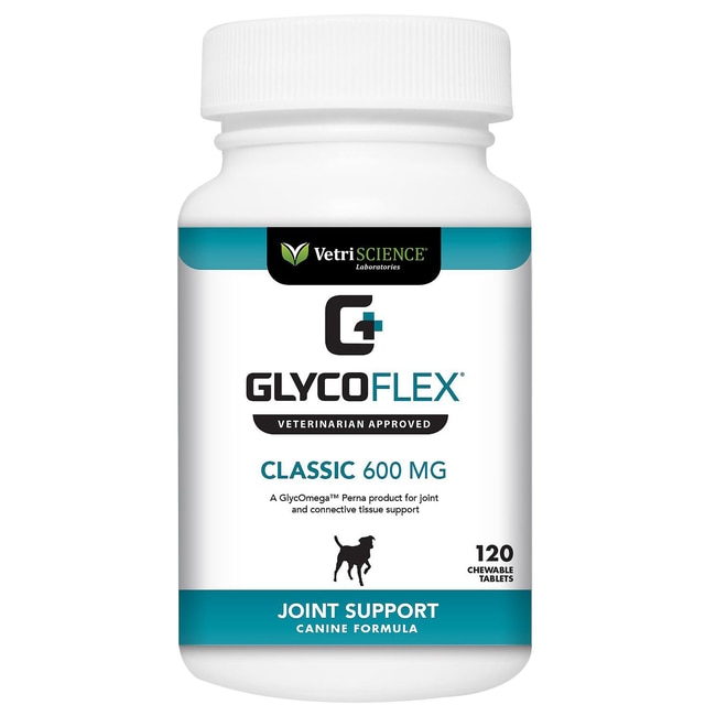 Med Vet International Glyco Flex Classic 600mg, 120 Chew Tabs, Quantity ...