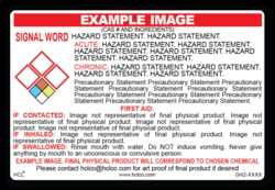 HCL Labels Custom GHS Label - 2" x 3" - Modern GHS With NFPA (Pack of ...