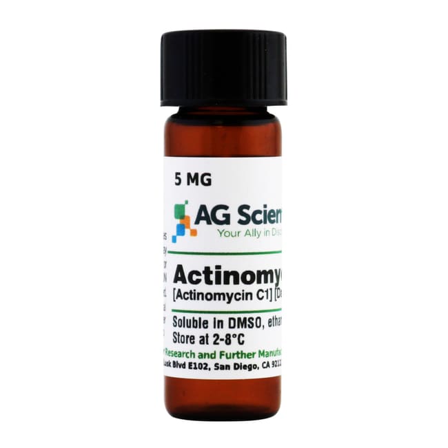 AG Scientific Inc Actinomycin D, 5 MG | Fisher Scientific