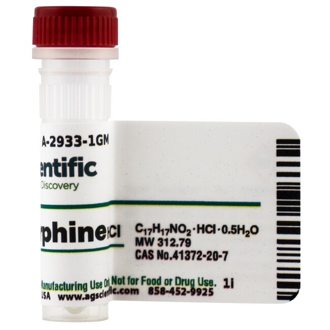 AG Scientific Inc Apomorphine HCl, 1GM | Fisher Scientific