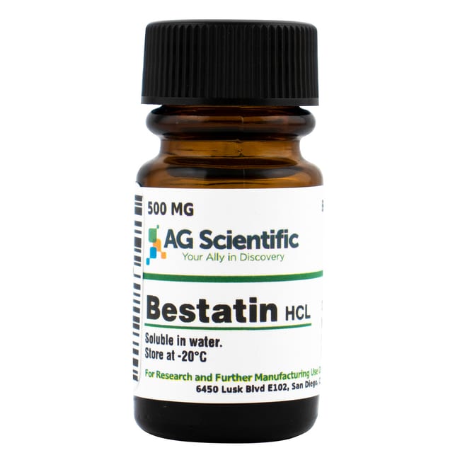 AG Scientific Inc Bestatin HCl, 500 MG, Quantity: Each of 1 | Fisher ...
