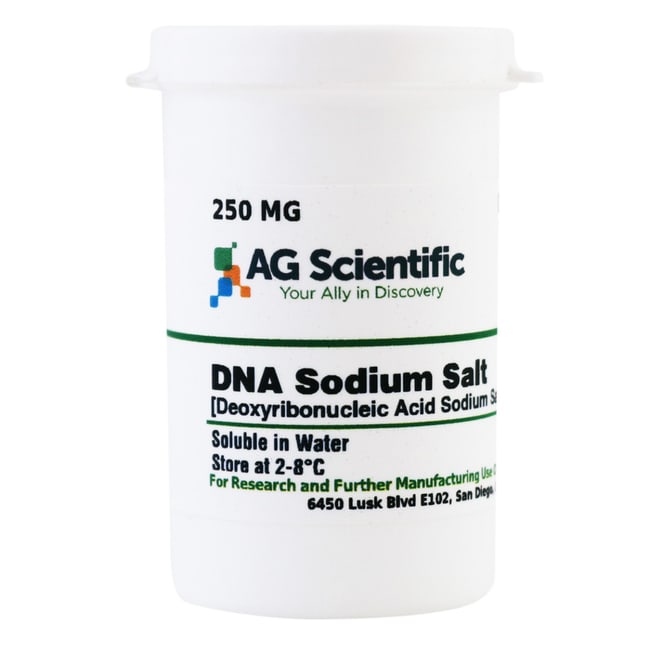AG Scientific Inc Deoxyribonucleic Acid, 250 MG | Fisher Scientific