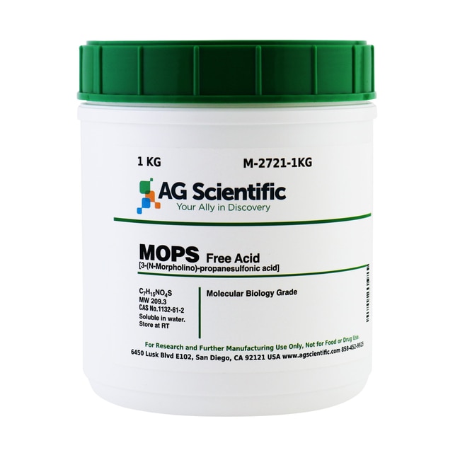 AG Scientific Inc MOPS Free Acid 1 KG, Quantity: Each of 1 | Fisher ...