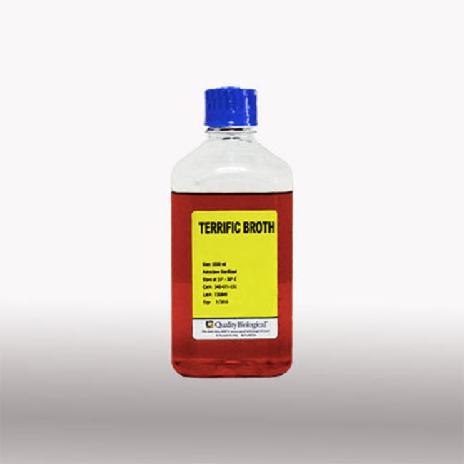 Quality Biological Inc TERRIFIC BROTH 1000ML 1/EA | Fisher Scientific