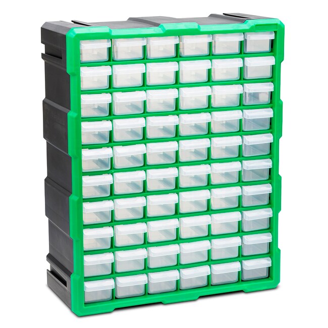 Accuflow Systems 60 Drawer Interlocking Storage Container | Fisher ...