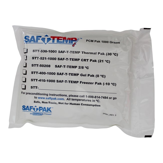 Saf T Pak Inc STT-410-1000 - Saf-T-Temp -10°C Refrigerated Phase Change ...