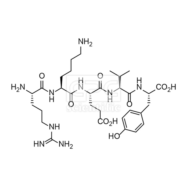 CPC Scientific H-Arg-Lys-Glu-Val-Tyr-OH (acetate salt) 5MG, Quantity ...