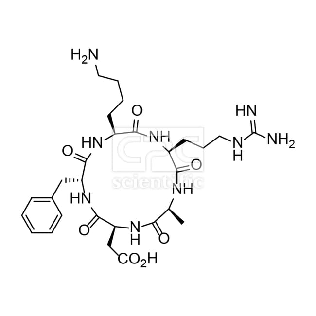 CPC Scientific Cyclo(-Arg-Ala-Asp-D-Phe-Lys-) (trifluoroacetate salt ...