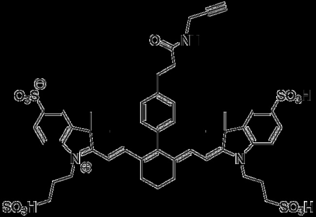 Click Chemistry Tools Cy7 Alkyne is a bright and photostable near-IR ...