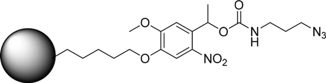 Click Chemistry Tools An azide-activated, photocleavable agarose for ...