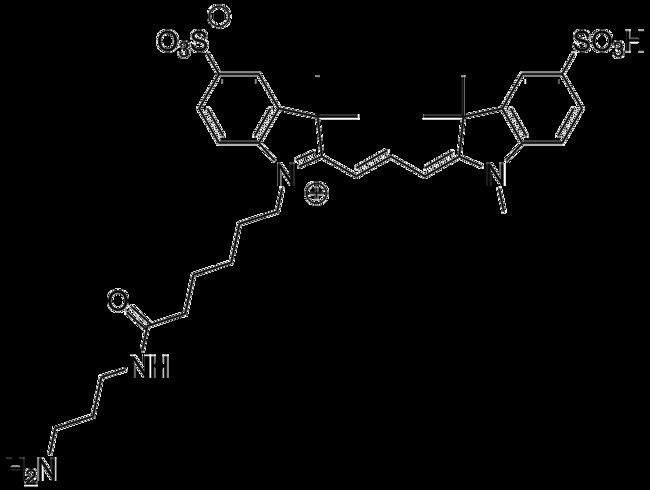 Click Chemistry Tools Cy3 Amine is a carbonyl reactive building block ...