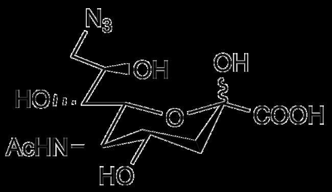 Click Chemistry Tools 9-azido-9-deoxy-N-acetylneuraminic acid ...